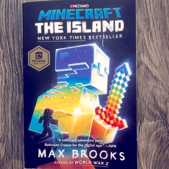 Other | Mojang Minecraft The Island Book By Max Brooks | Poshmark